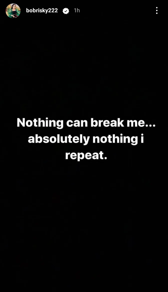 "Nothing Can Break Me, Absolutely Nothing I Repeat" Bobrisky Reveals ...